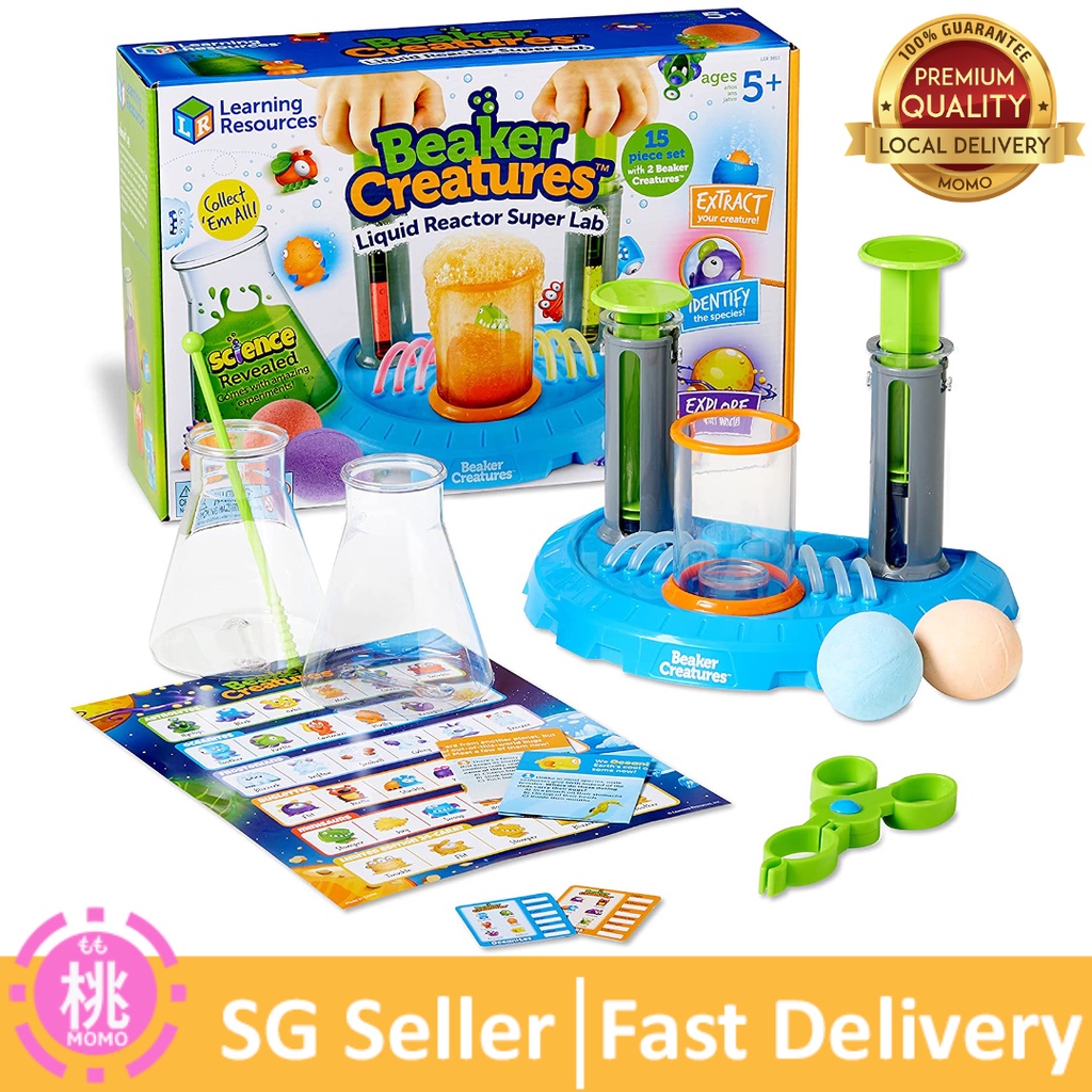 Learning Resources Beaker Creatures Liquid Reactor Super Lab, STEM ...