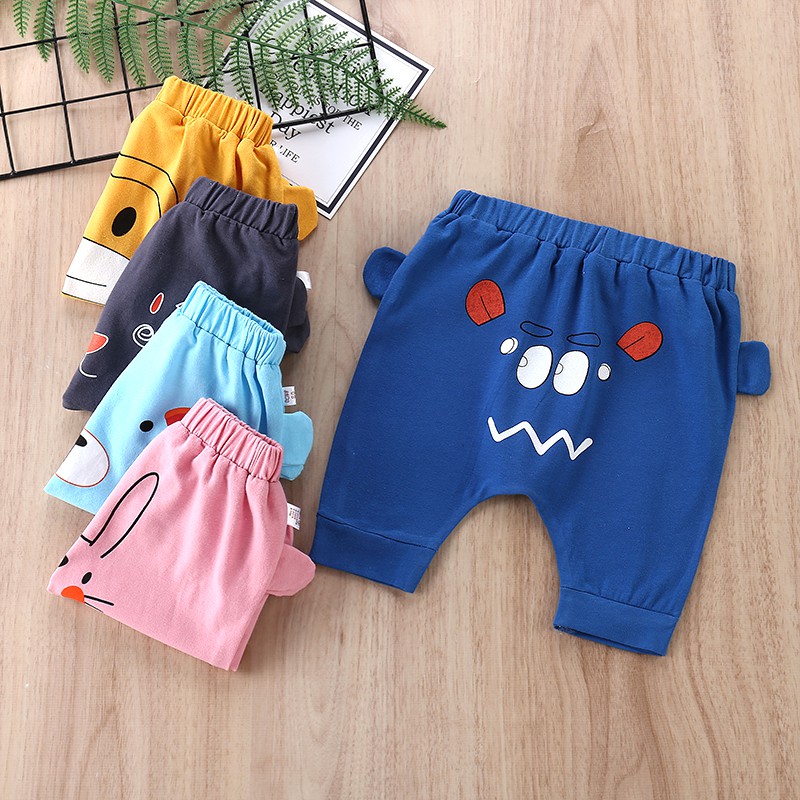 Baby cute Bottoms boys girl cartoon children toddler Summer spring ...