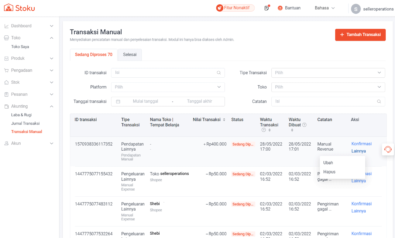 Mengelola Menu Pesanan pada Sistem Stoku | Pusat Edukasi Penjual Shopee ...