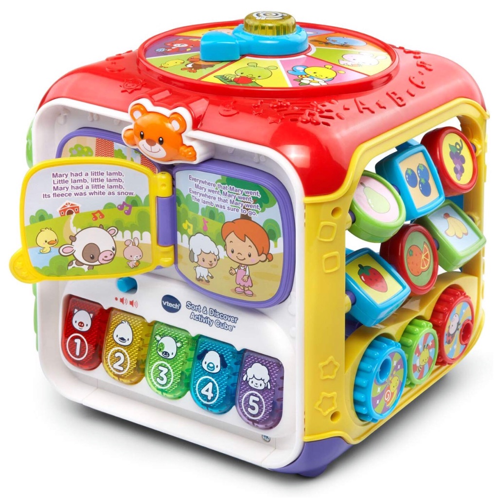 VTech Sort & Discover Activity Cube, Multicolor | Shopee Singapore
