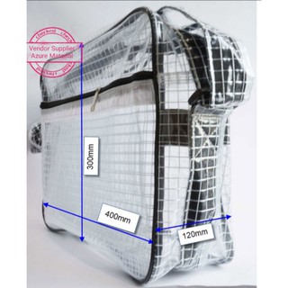 40cm (15.7") Cleanroom Bag Transparent Anti static Sling Bag Double ...