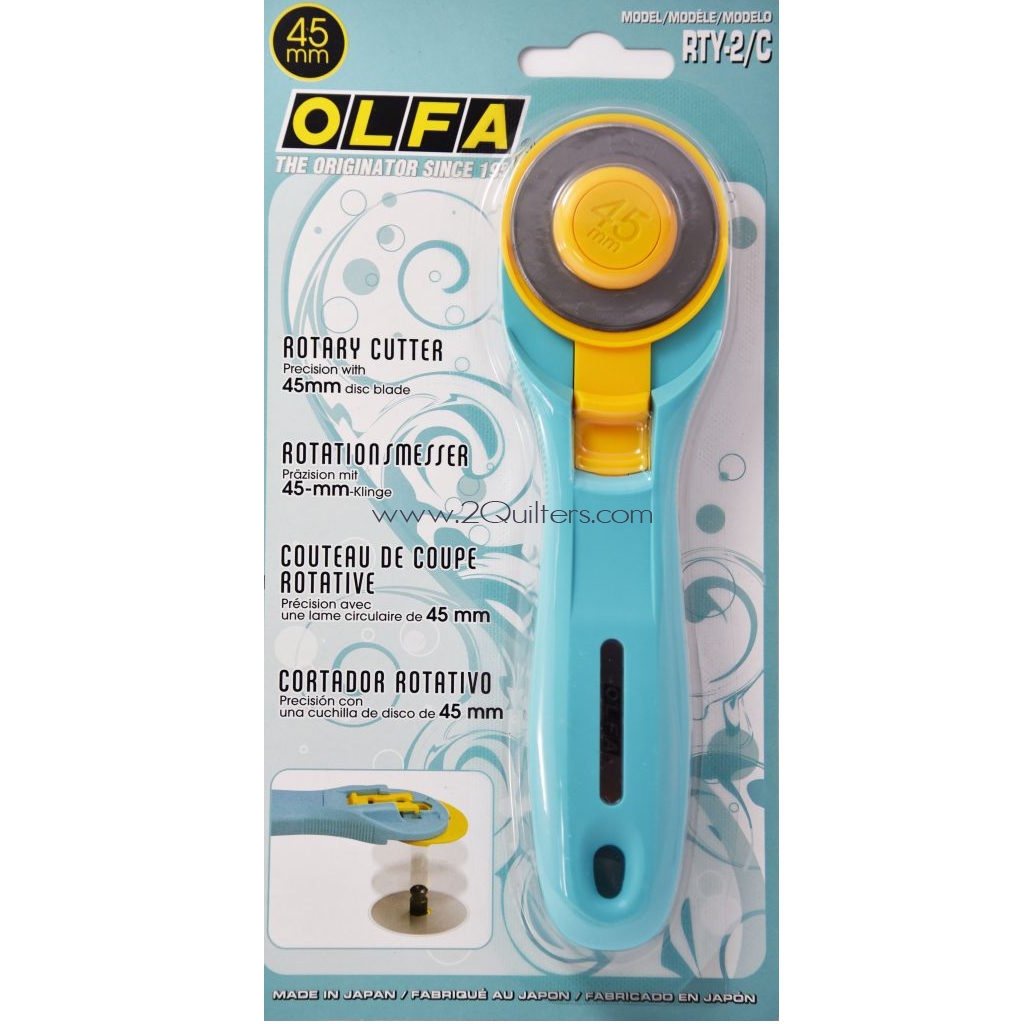 OLFA 45MM Splash Rotary Cutter - Aqua (RTY-2/C) | Shopee Singapore