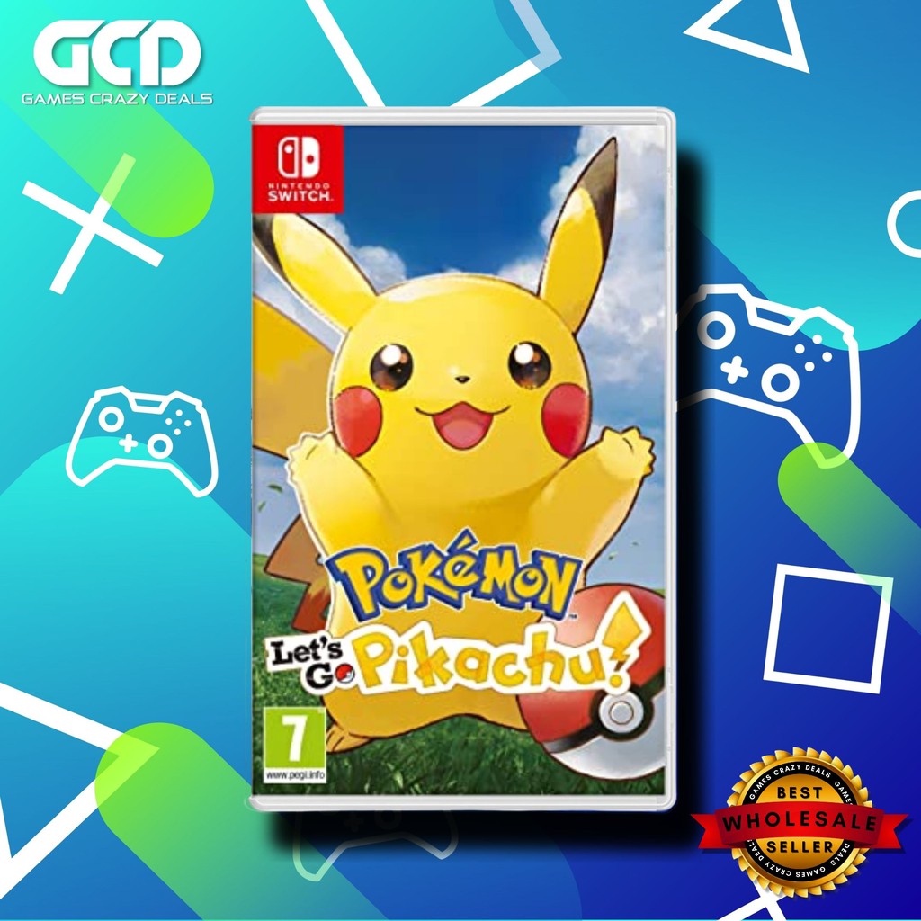 Nintendo Switch Pokemon Let's Go Pikachu (AU) | Shopee Singapore