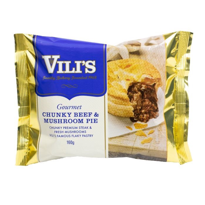 Frozen Pastry - Vili's Chunky Beef & Mushroom Pie (160g) | Shopee Singapore