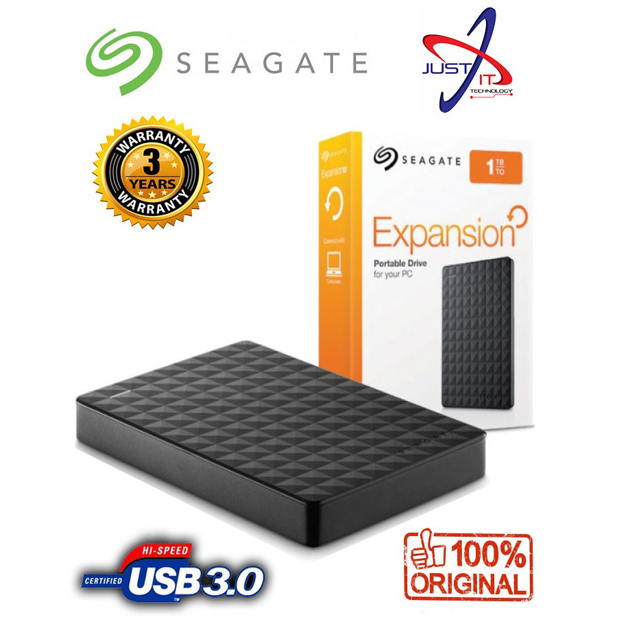 Seagate Expansion Portable Hdd (1TB) | Shopee Singapore