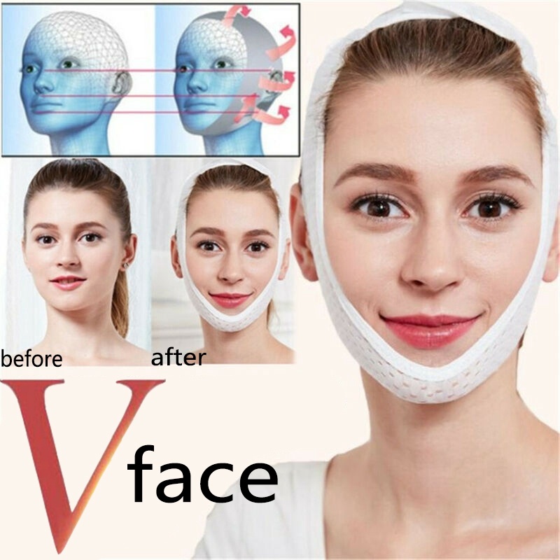 [Featured]V Face Lift Up Slimming Bandage / Elastic Cheek Compression ...
