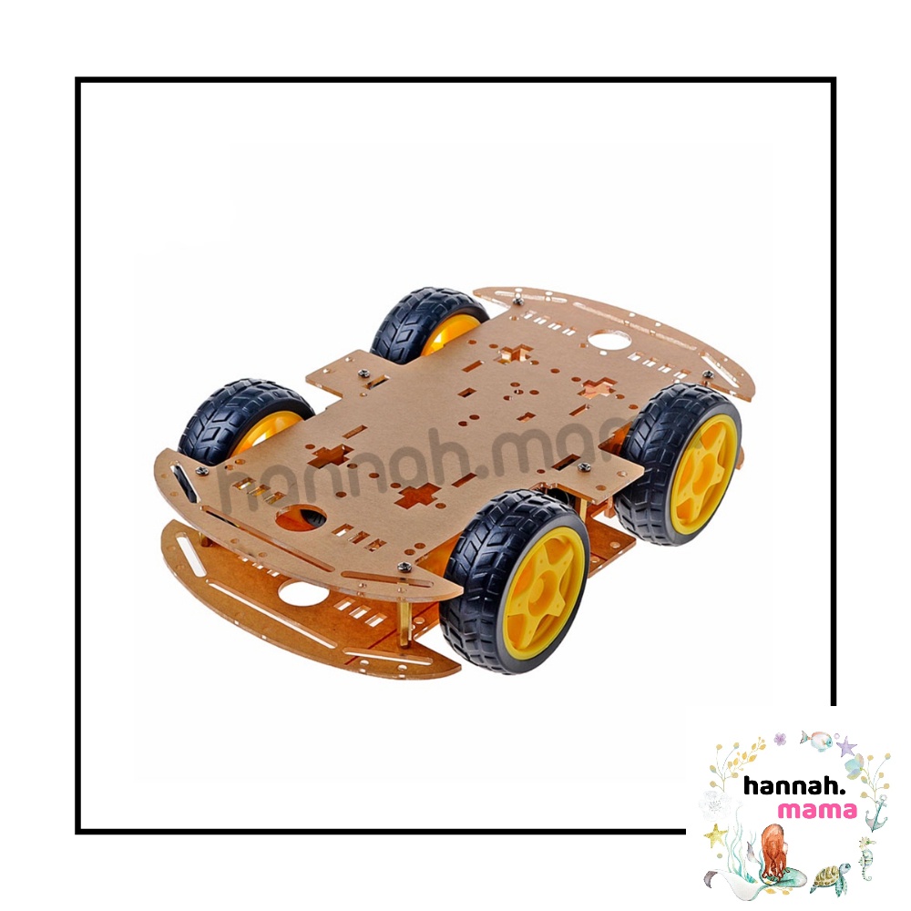 4WD Robot Smart Car Chassis Kit For Arduino | Shopee Singapore