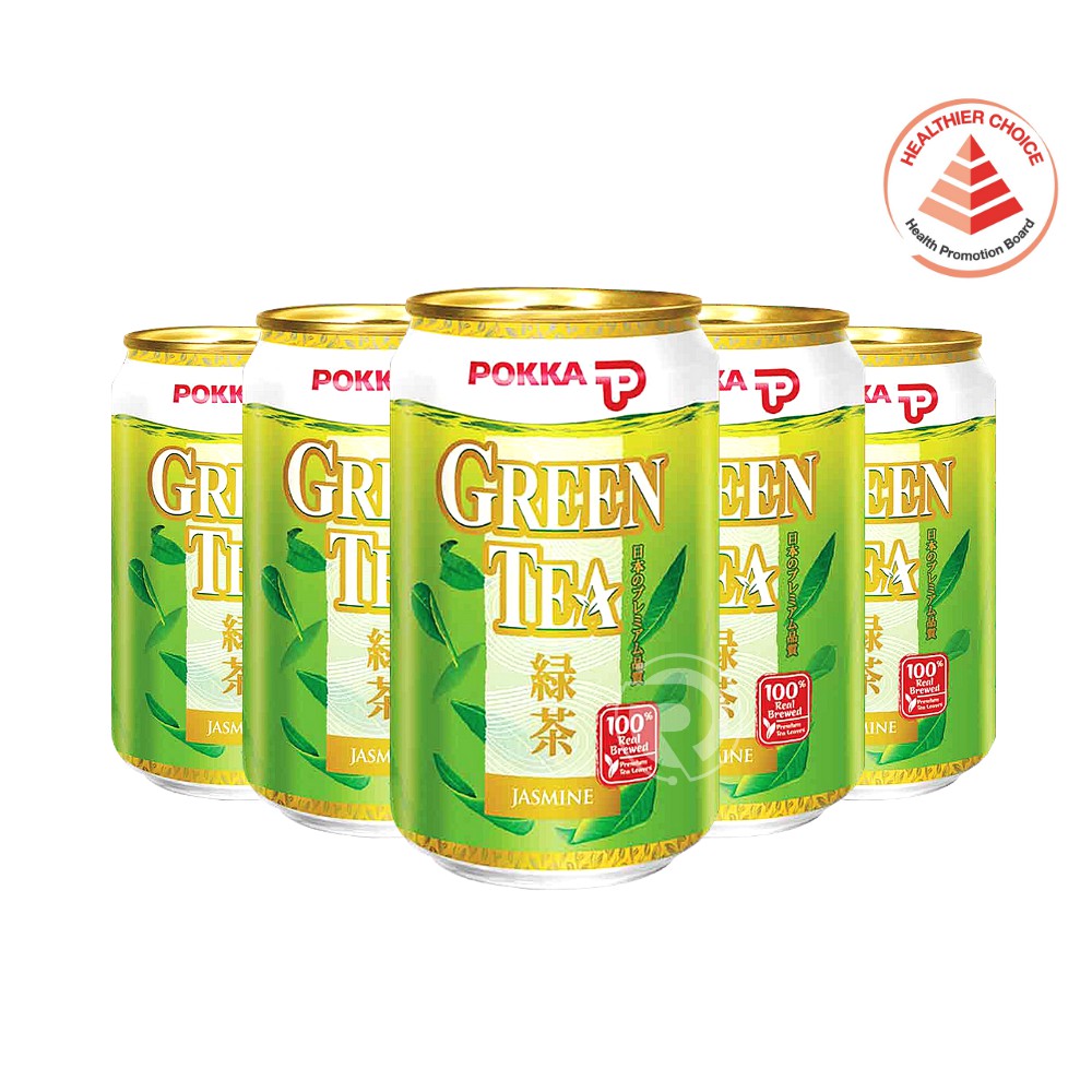 Pokka Green Tea Jasmine (300ml x 24 Cans) | Shopee Singapore
