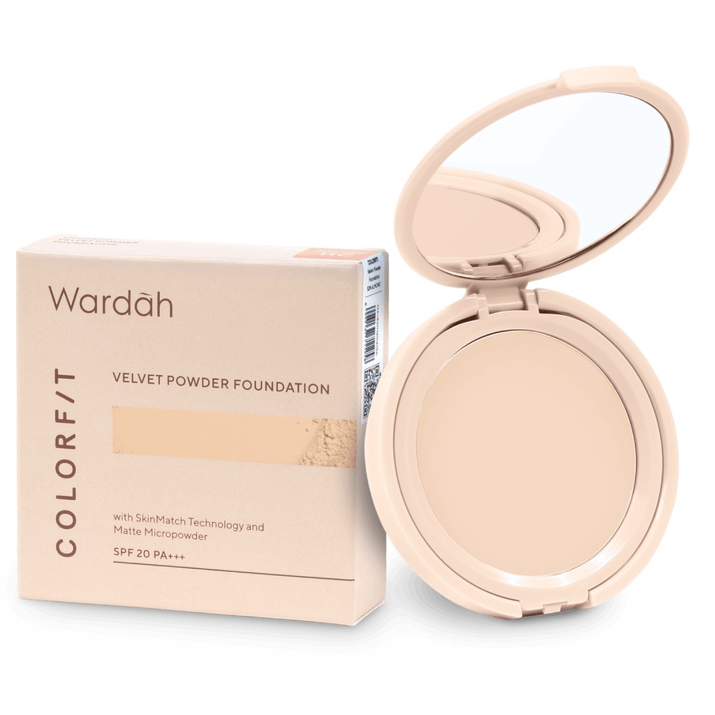 Wardah Colorfit Velvet Powder Foundation | Shopee Singapore