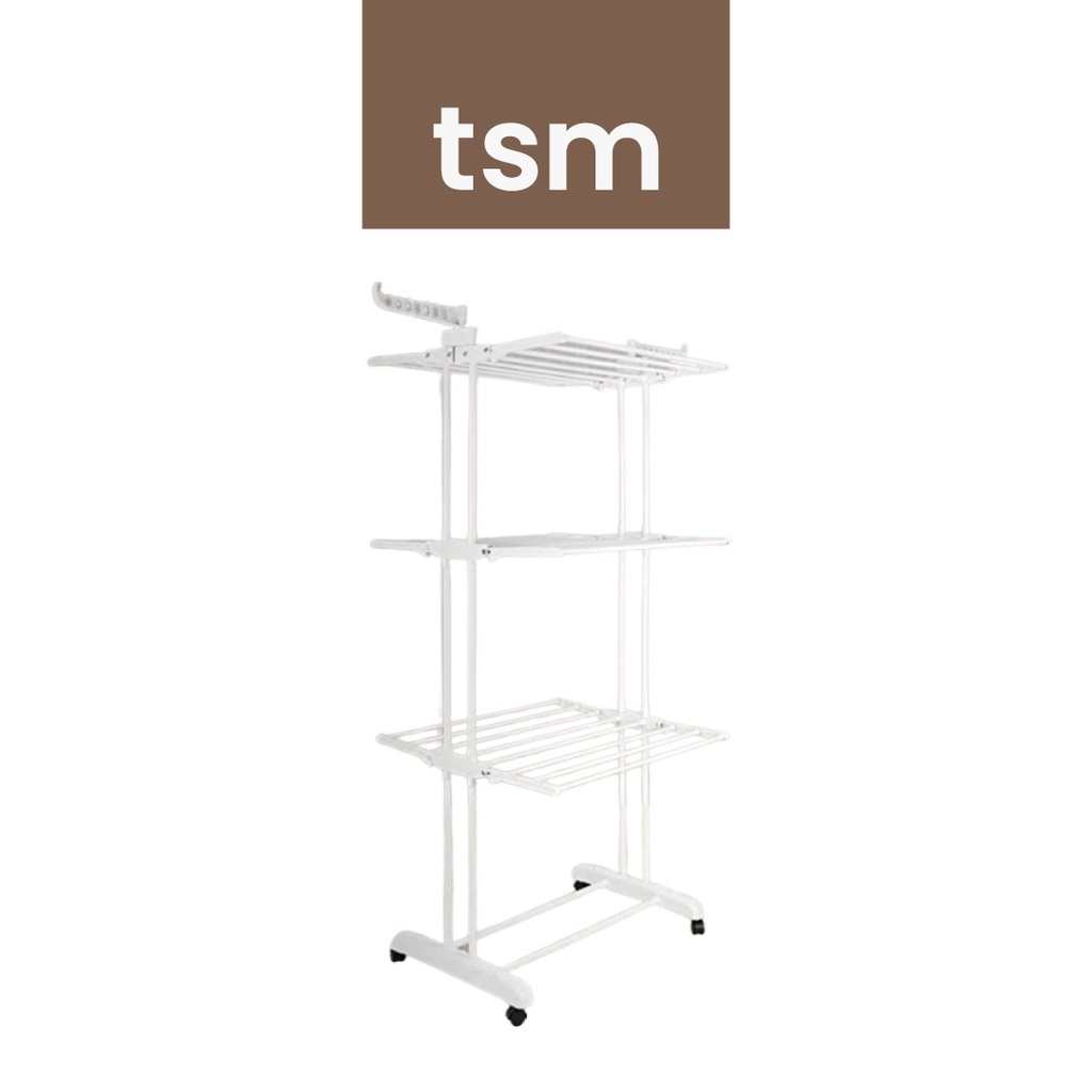 TSM Korean Clothes Drying Rack | Clothes Rack | Shopee Singapore