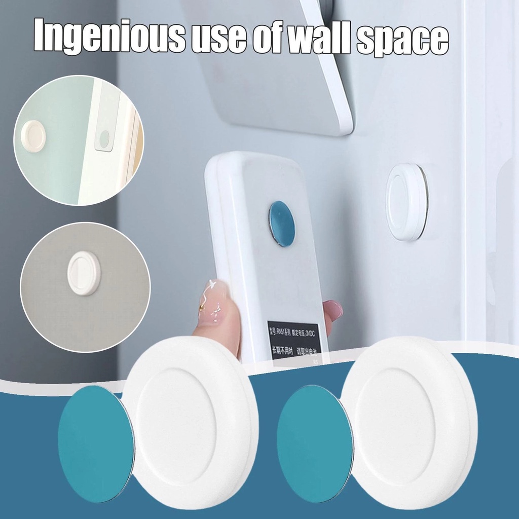 1 Set of Anti-lost Hook Wall-mounted Magnet Rack Hook for Refrigerator ...