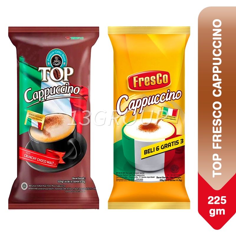 Top / FresCo Cappuccino Instant Coffee Mix, 225g | Shopee Singapore