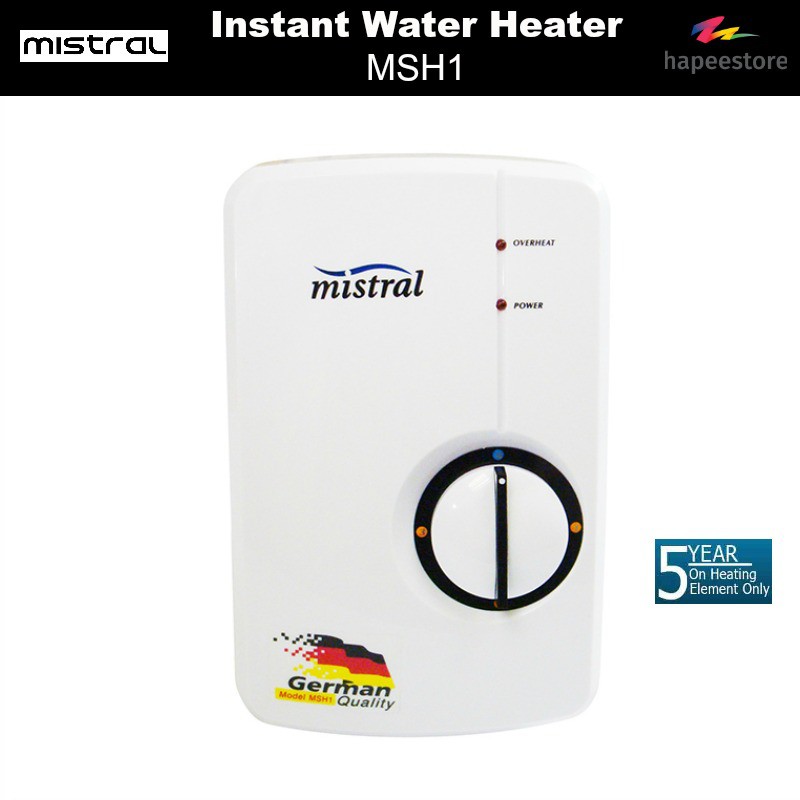 Mistral Instant Water Heaters - MSH1 (5 Years On Heating Element ...