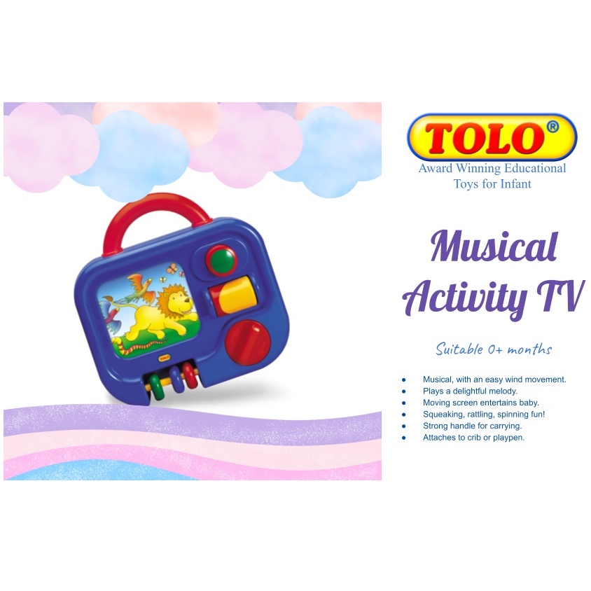 TOLO infant toys - Musical Activity TV | Shopee Singapore
