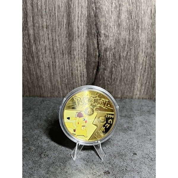 Pokémon Pikachu Gold Coin (Local Seller Ready Stock) | Shopee Singapore