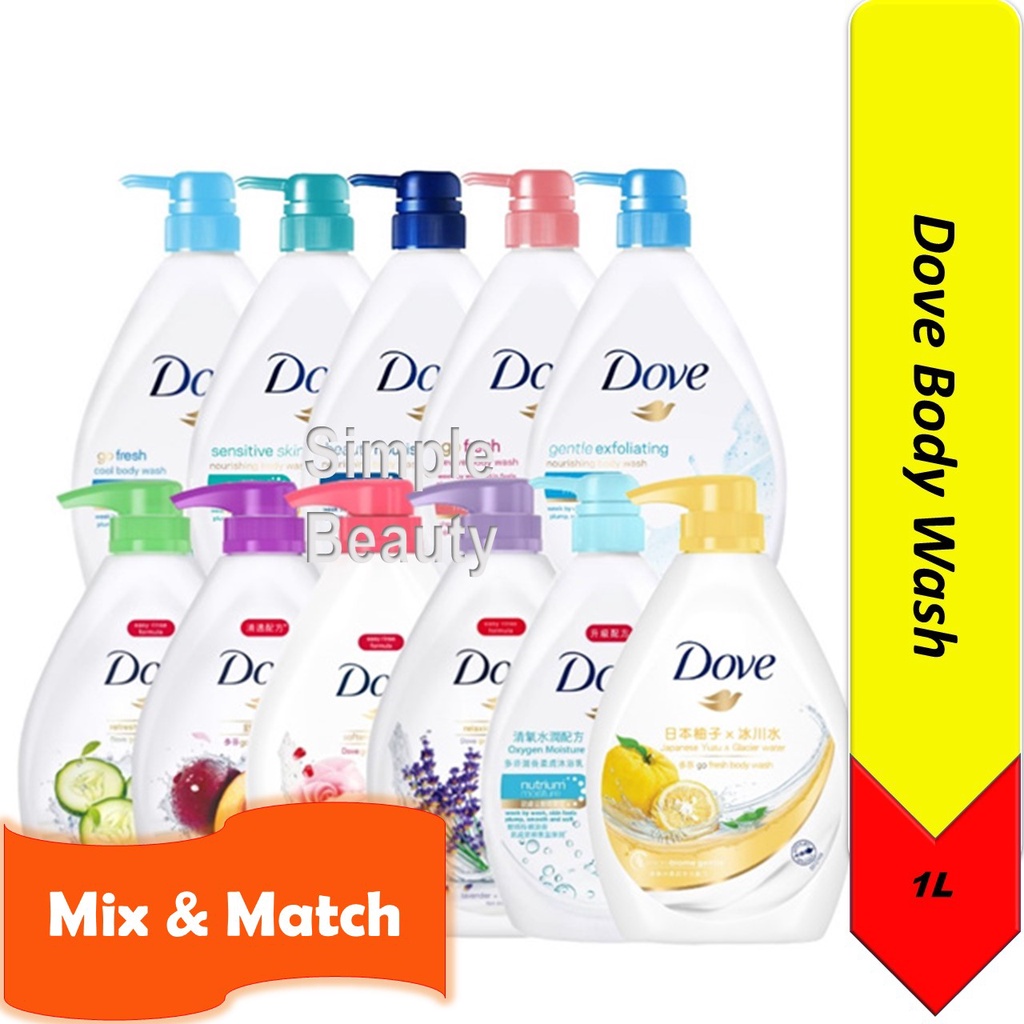 Dove Body Wash, 1L | Shopee Singapore