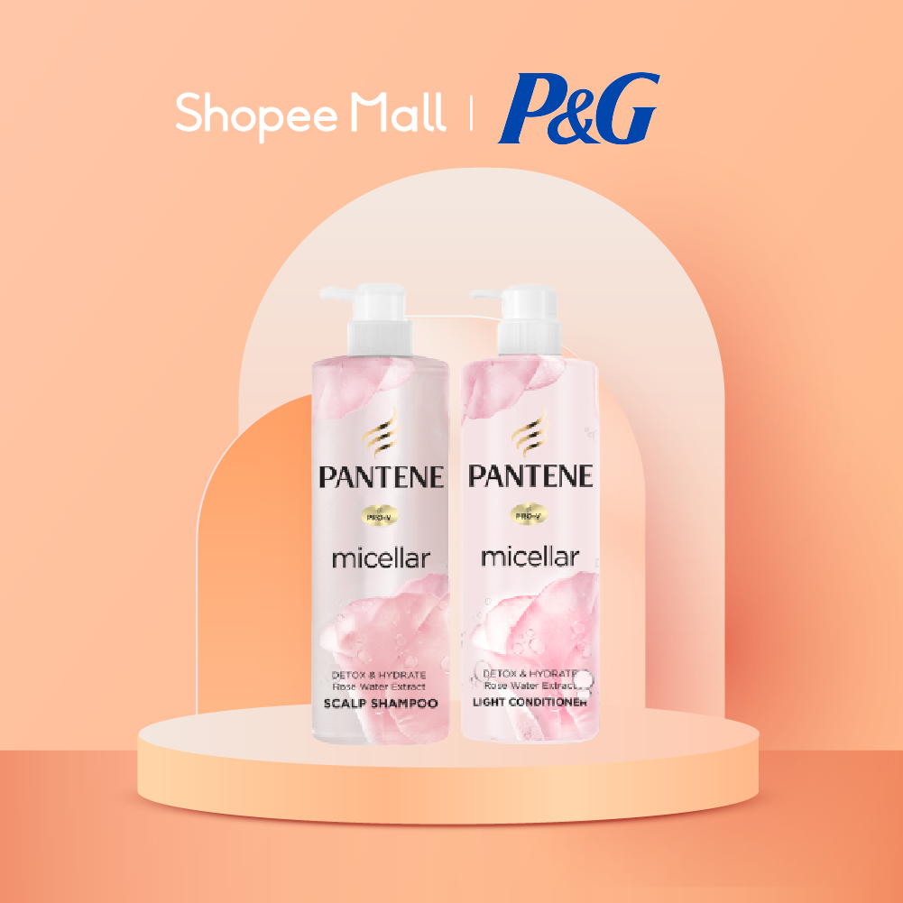 Shopee x P&G Brand Box - Pantene Micellar Rosewater Detox & Hydrate ...