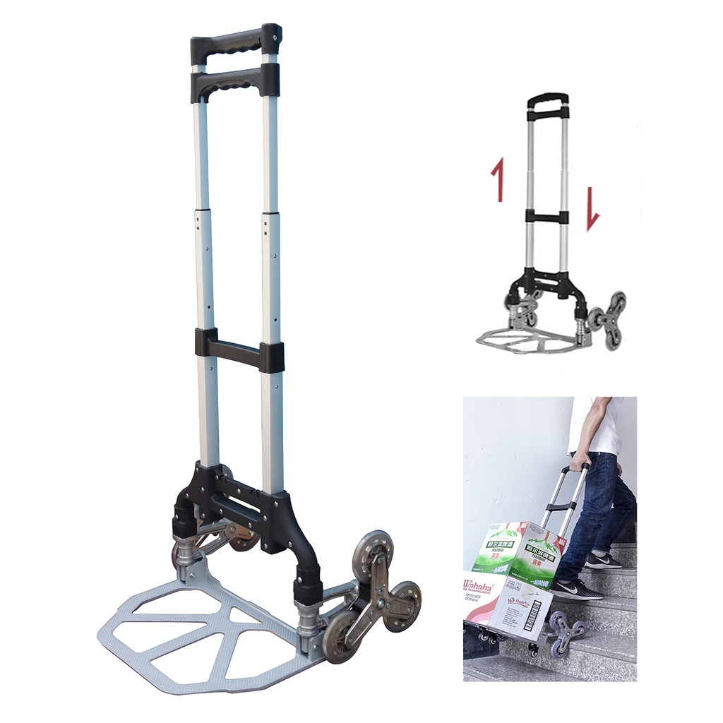 Staircase Dolly Cart Trolley Tri Wheels Staircase Climbing Trolley ...