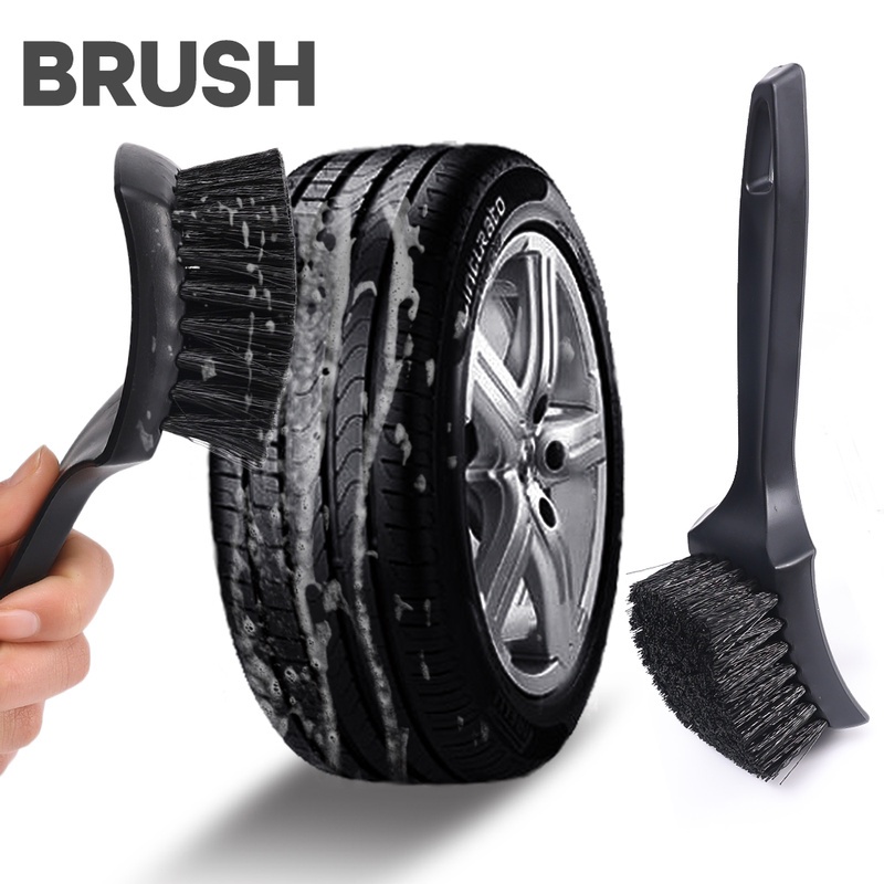 Auto Tire Rim Brush/Wheel Tire Scrub Brush Detailing Brush/Car Washing ...