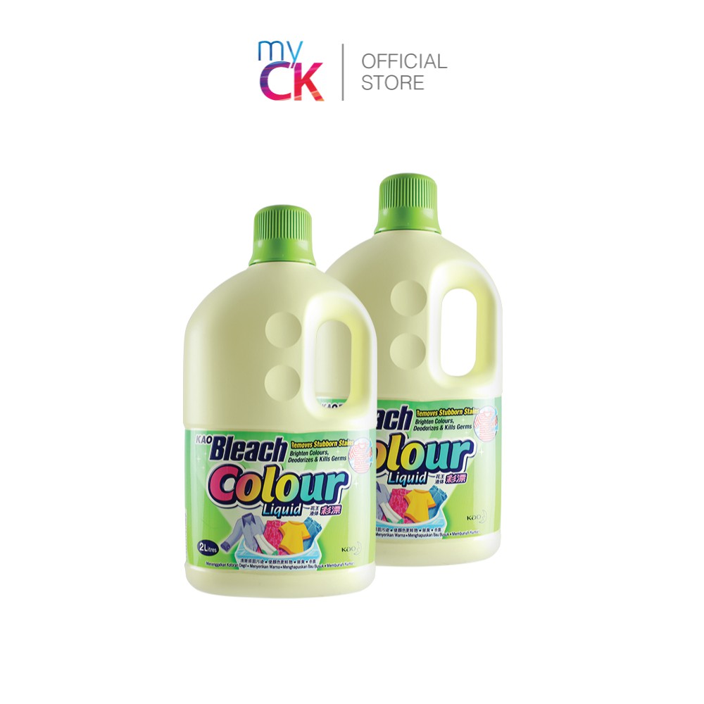 (Bundle of 2) Kao Colour Bleach Liquid Wide Colour 2L | Shopee Singapore