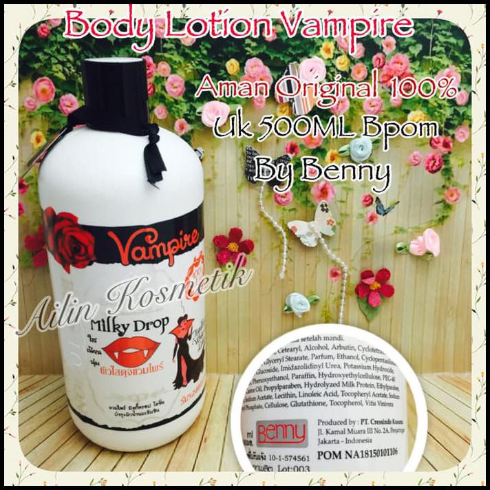 8yn8 500ml Bpom Lotion Vampire Jumbo Milky Drop White Lotion Original