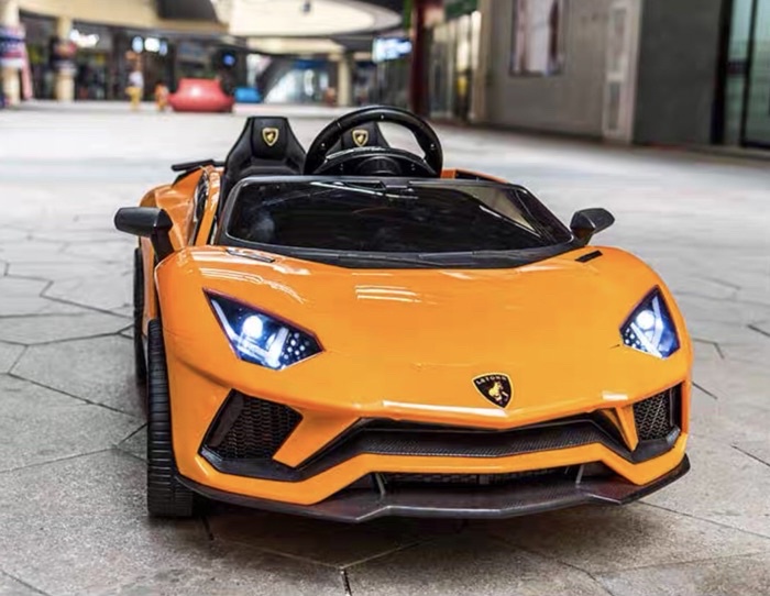 Lamborghini Kids Electric Car with Remote Control Kid Ride Kid Drive on Car Pedal Control Kid ...