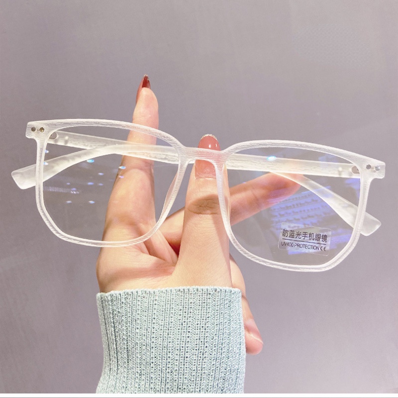 Transparent Color Gradient Color Unisex Glasses with Degree | Shopee ...