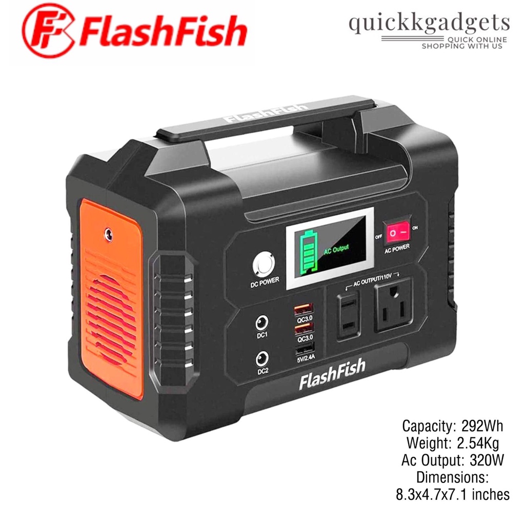 FlashFish E200 Portable Power Generator | Shopee Singapore