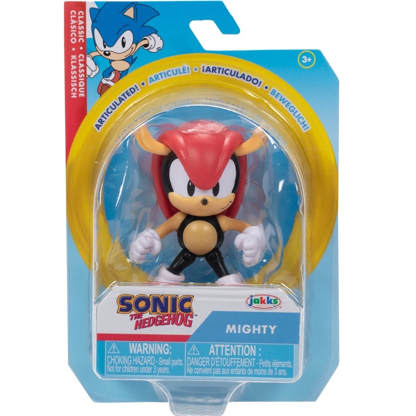 Sonic The Hedgehog 2.5-inch Classic Mighty Action Figure, Bendable ...