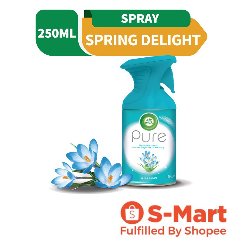 Air Wick Pure Freshmatic Spring Delight Aerosol, 250ml | Shopee Singapore
