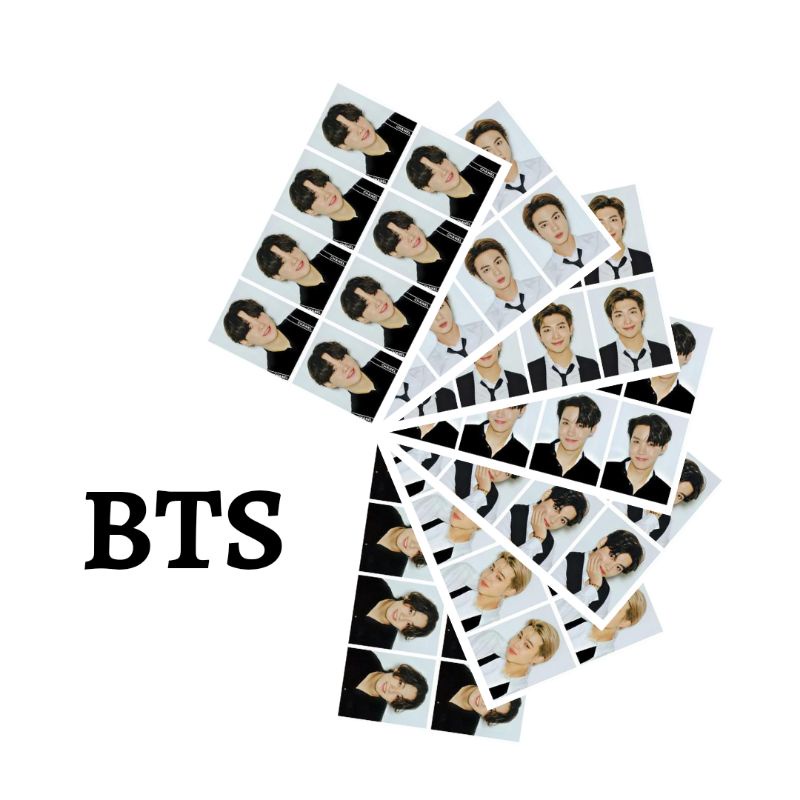 Kpop BTS 2021 New Years Eve Live id photo identity passport | Shopee ...