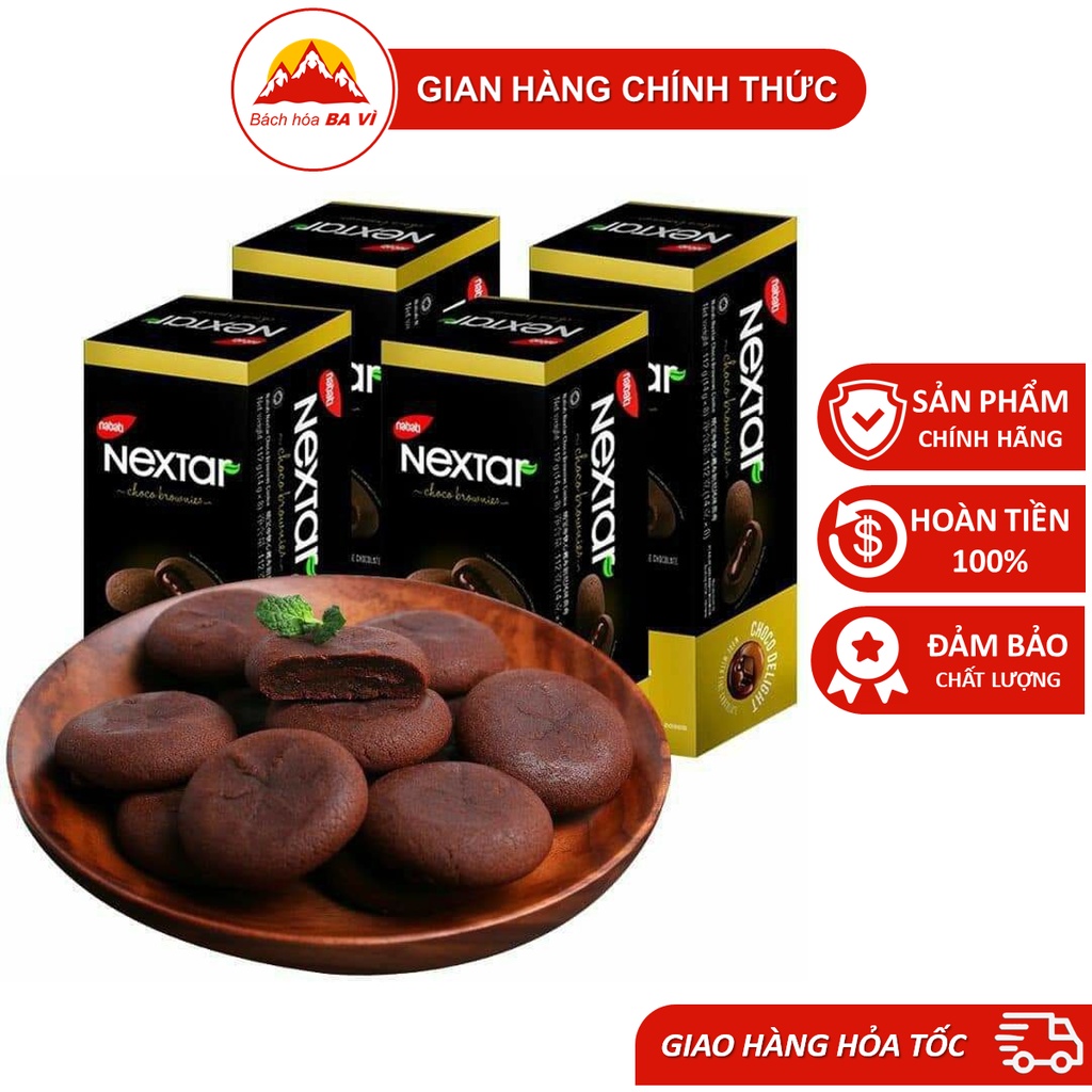 Combo 4 Box of Soft Chocolate Biscuits Nabati Nextar 112g | Shopee ...
