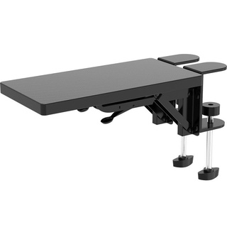 Ergonomic Desk Extender Clamp On Keyboard Tray Under Desk Adjustable ...