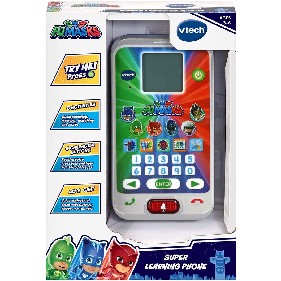 (READY STOCK) VTech PJ Masks Super Learning Phone | Shopee Singapore