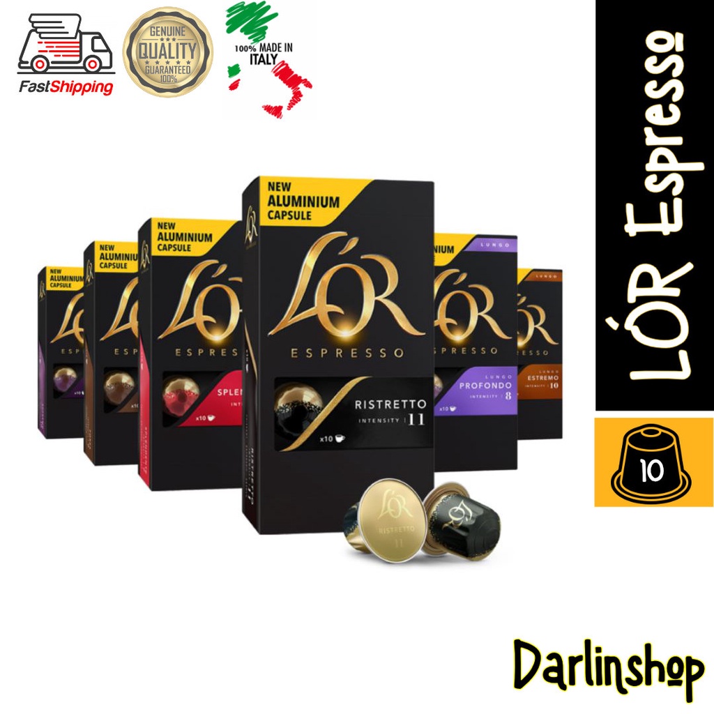 L'OR Espresso - Nespresso Compatible Capsules (10 per pack) | Shopee Singapore