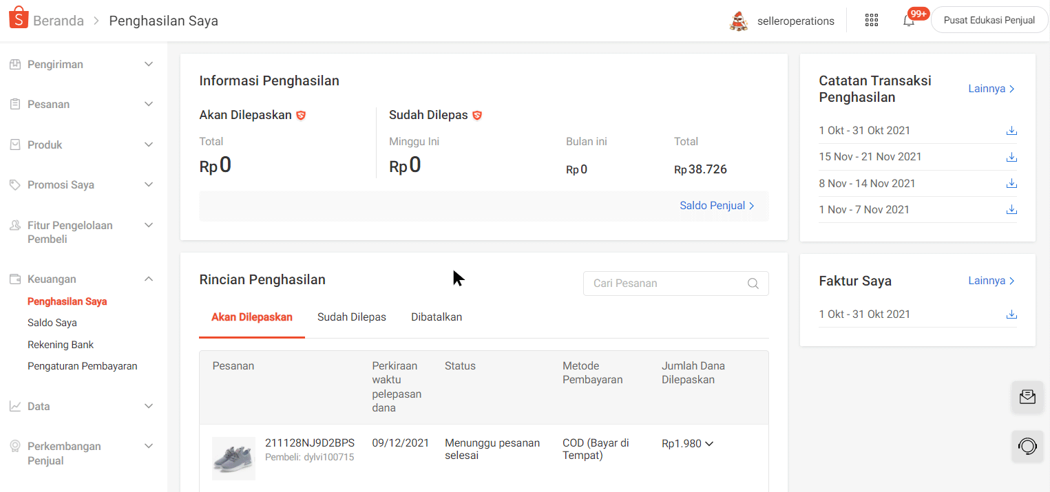 Faktur Saya | Pusat Edukasi Penjual Shopee Indonesia