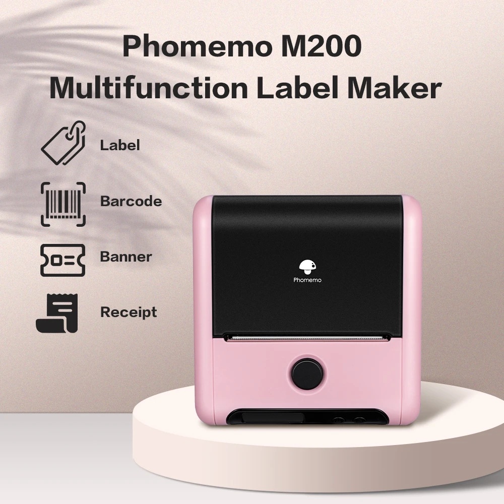 Phomemo-M200 Label Maker - Bluetooth Wireless Thermal Label Printer for ...