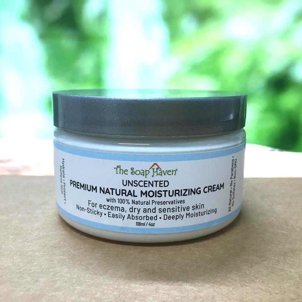 THE SOAP HAVEN Eczema Daily face /body Moisturising Cream (Unscented ...