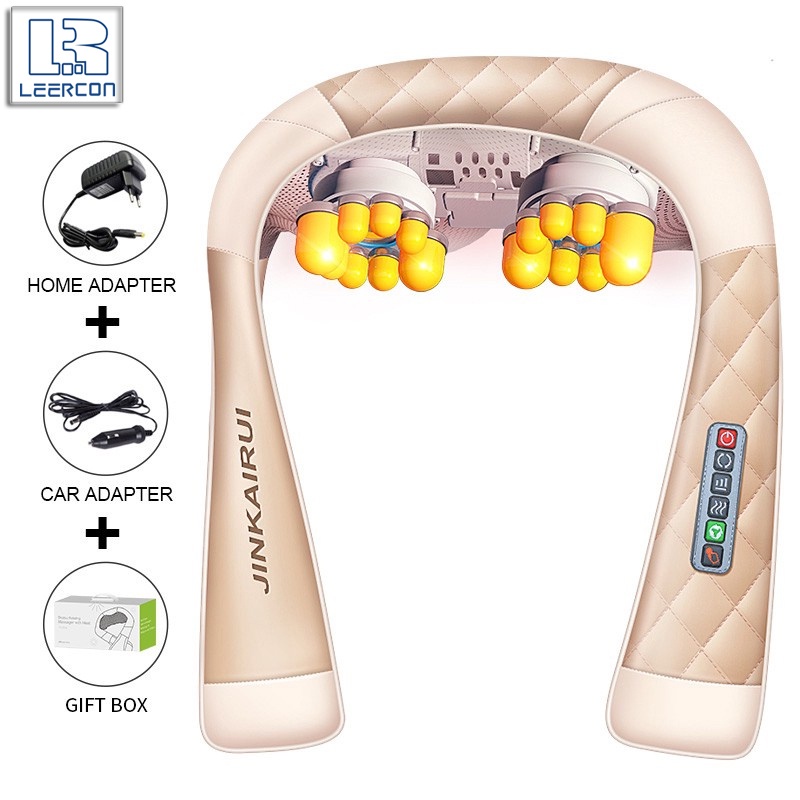 Leercon Home Car Office U Shape Electrical Shiatsu Kneading Neck 2639