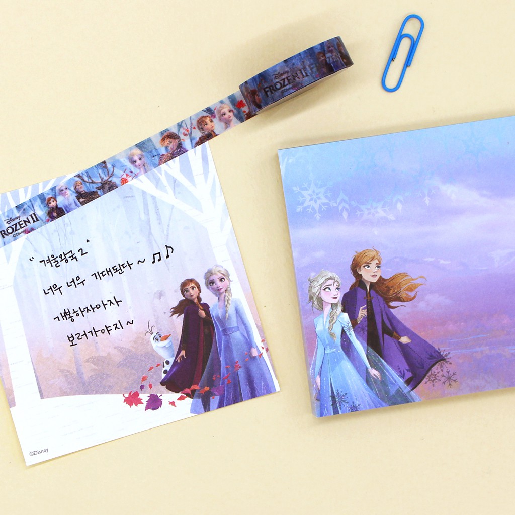 Disney Frozen 2 Memo pad 1 pcs 100 sheets / School Office Stationery ...