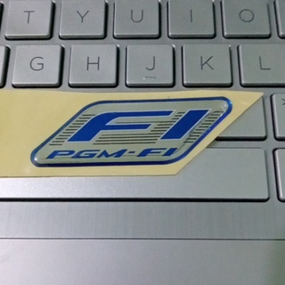 Pgm Fi Idling Stop Emblem Sticker 5x3cm Price Per Pcs Sticker F1 Emboss ...