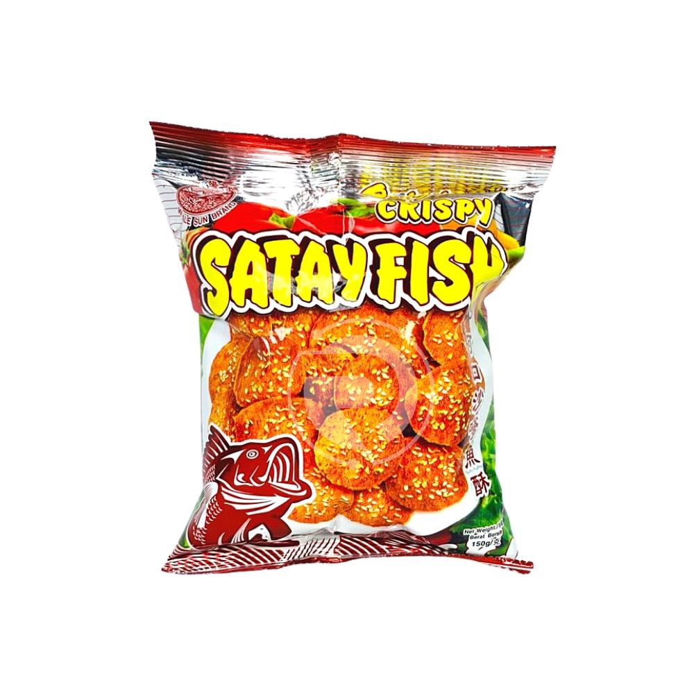 Crispy Original Satay Fish Halal Snacks (150g x 5 Packs) | Shopee Singapore