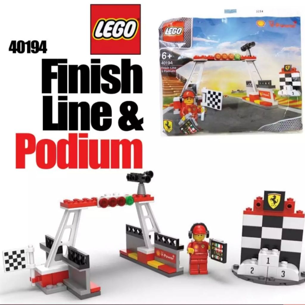 LEGO 40194 - Finish Line And Podium | Shopee Singapore