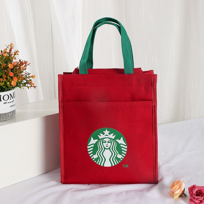 Starbucks handbag color contrast casual Canva | Shopee Singapore