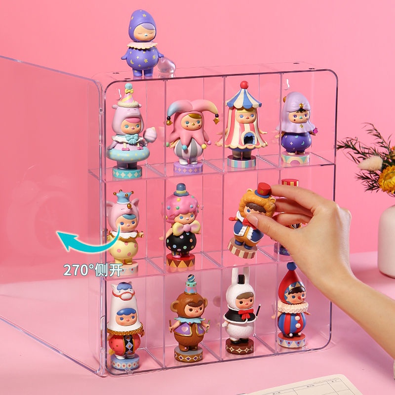 Blind Box Storage Display Rack Large Capacity Fully Transparent Large ...