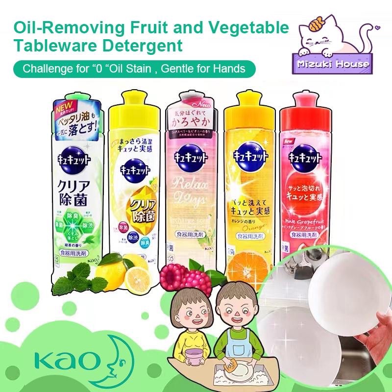 Japan KAO Anti Bacteria Dish Wash Concentrate 240ml | Shopee Singapore