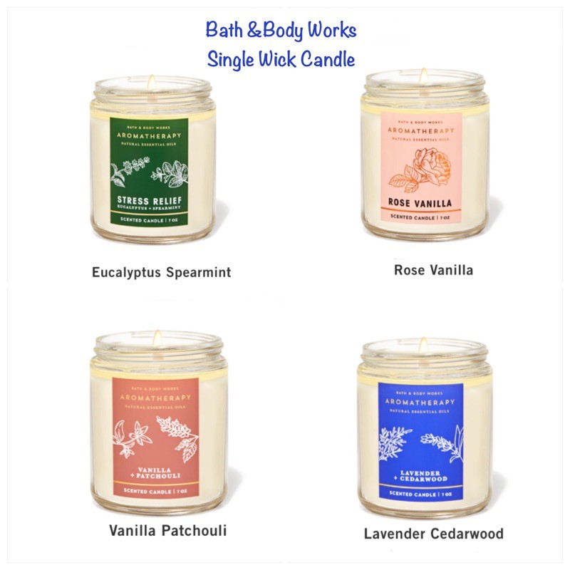 Bath & Body Works - Single Wick Candles - 198g | Shopee Singapore