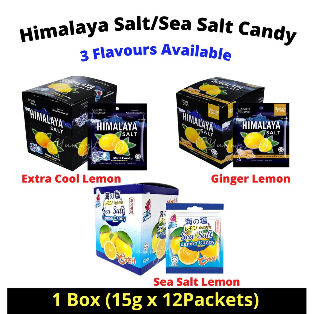 [AUTHENTIC] HIMALAYA SALT CANDY/ SEA SALT CANDY - EXTRA COOL LEMON ...