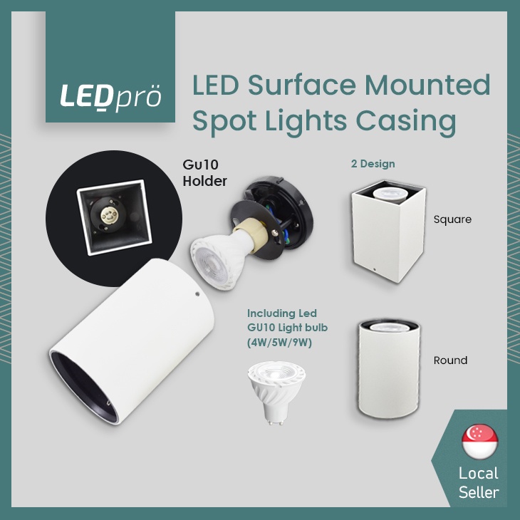 LED Pro LED Spot Light 4W ,5W,9W Tri-tone Ceiling Mounted Spot light ...