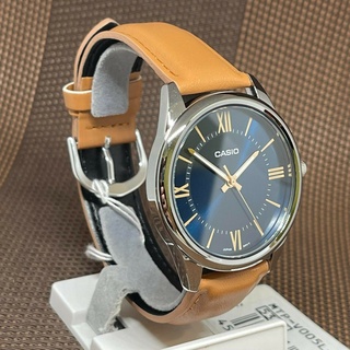 Casio MTP-V005L-2B5 Standard Analog Brown Leather Strap Men's Dress Watch | Shopee Singapore